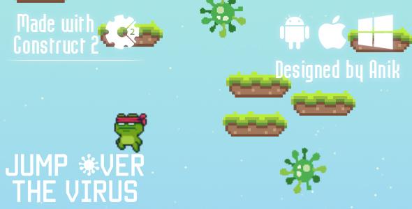 Jump Over The Virus - HTML5 Game (CAPX) - Games apps | Alkanyx